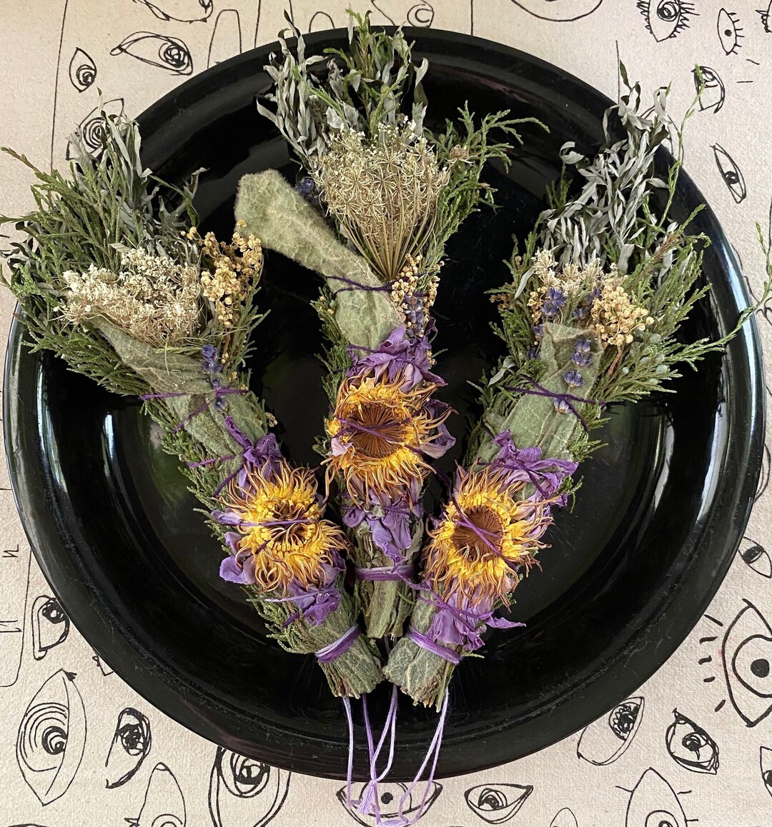 Hecate’s Blessing Bundle, Sustainable Smoke Wand, All Natural Incense ...