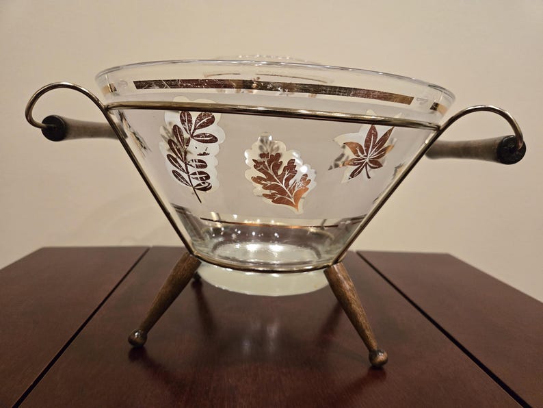 Aldon Mid Century Modern Starlyte Chip and Dip Serving Bowl Set With ...