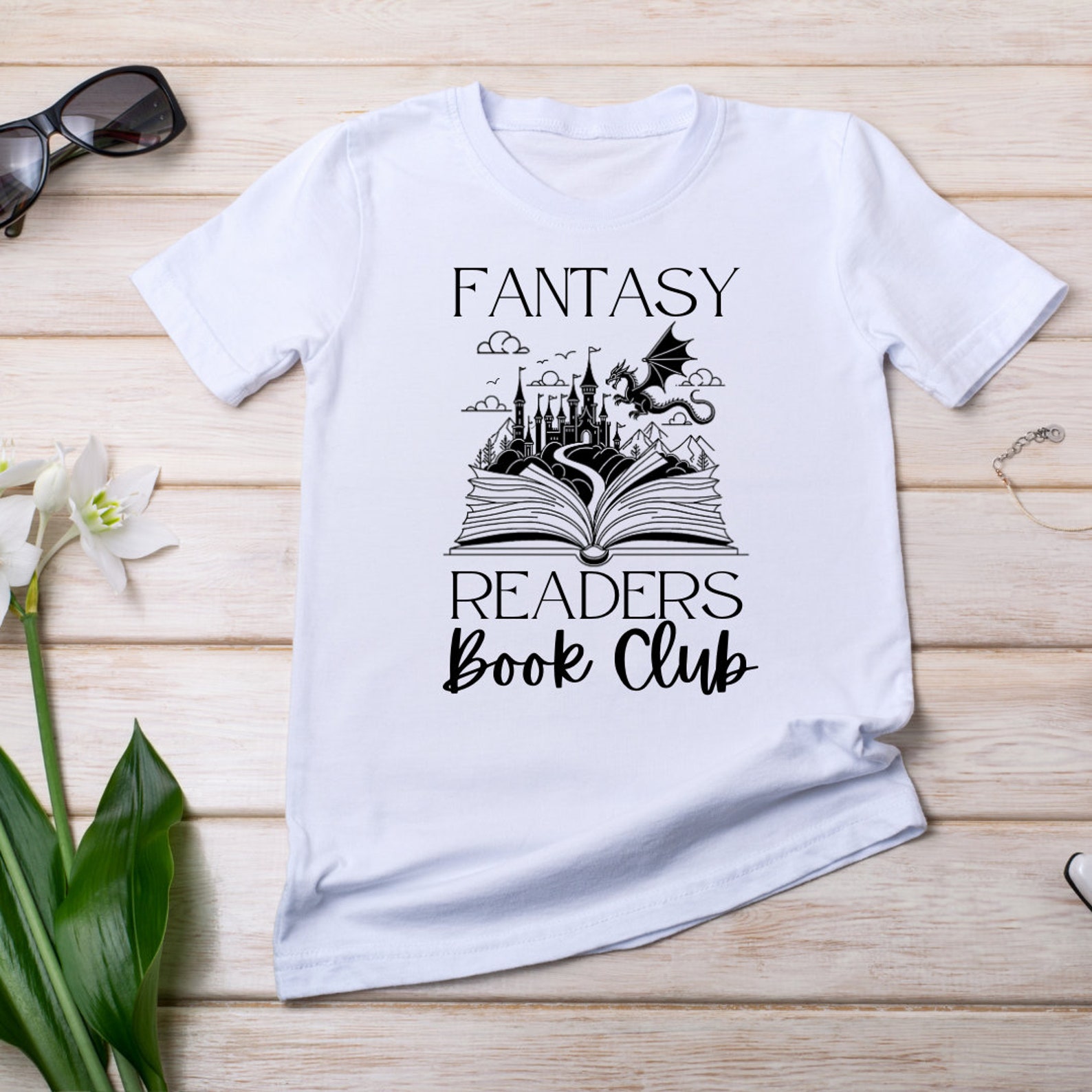 Fantasy Readers Book Club Svg Png, Bookish Shirt Design Svg, Fantasy ...