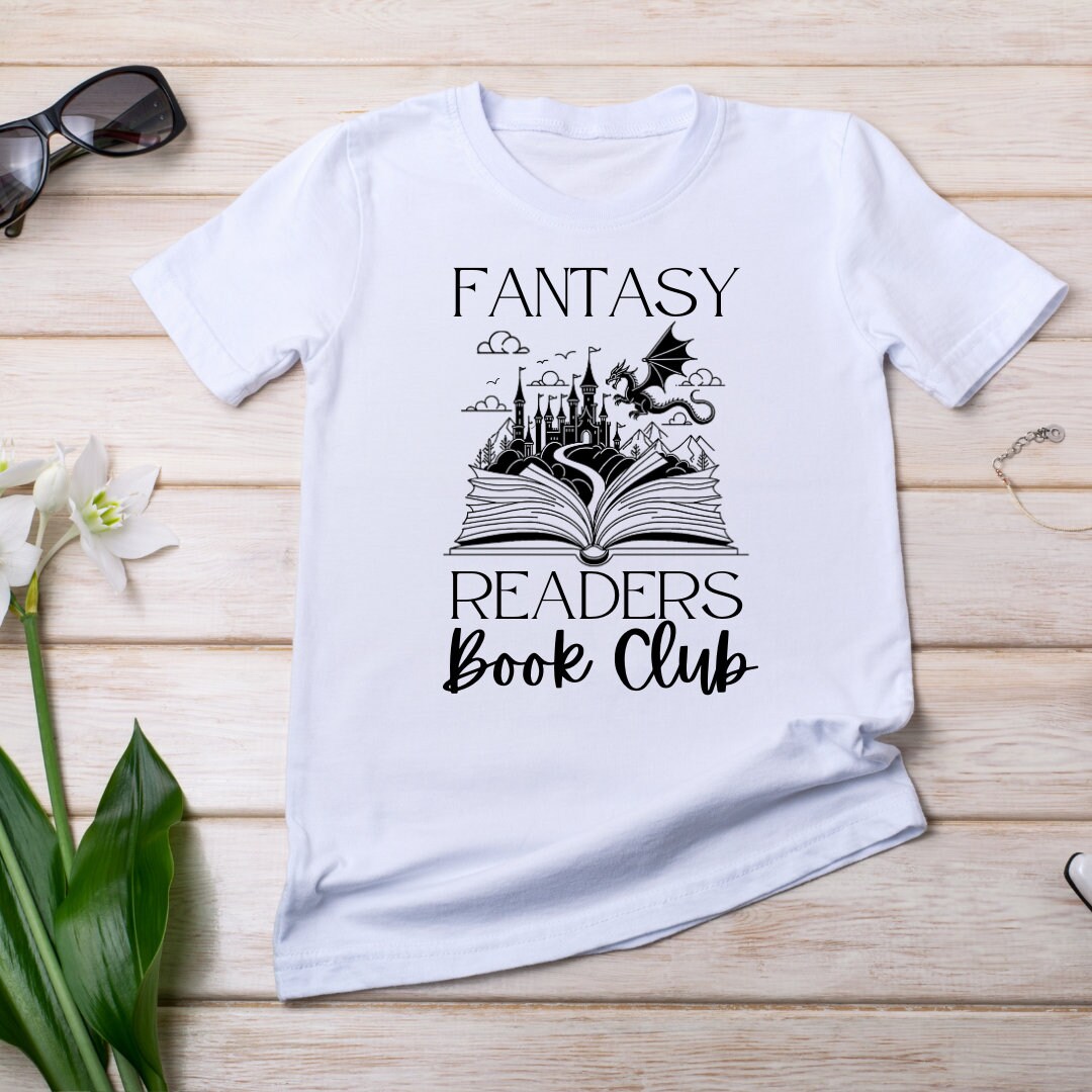 Fantasy Readers Book Club Svg Png, Bookish Shirt Design Svg, Fantasy ...