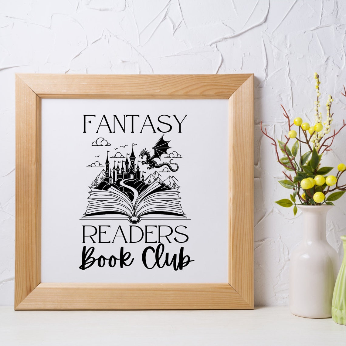 Fantasy Readers Book Club Svg Png, Bookish Shirt Design Svg, Fantasy ...