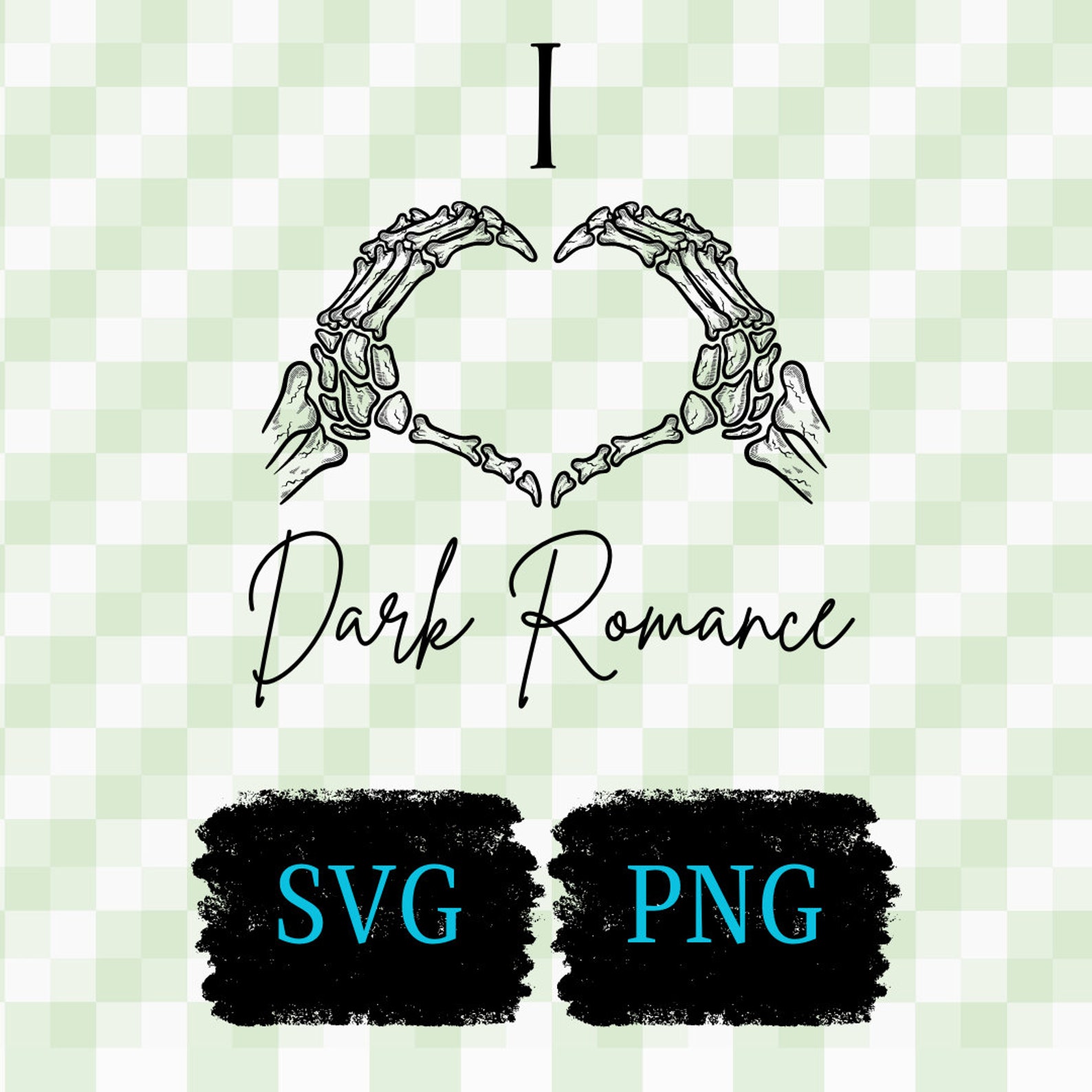 I Heart Dark Romance Svg Png, Bookish Shirt Design Svg, Romance Book ...