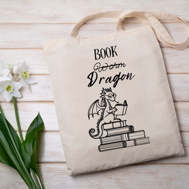 Book Worm/dragon Book Svg Png, Bookish Shirt Design Svg, Fantasy Book ...
