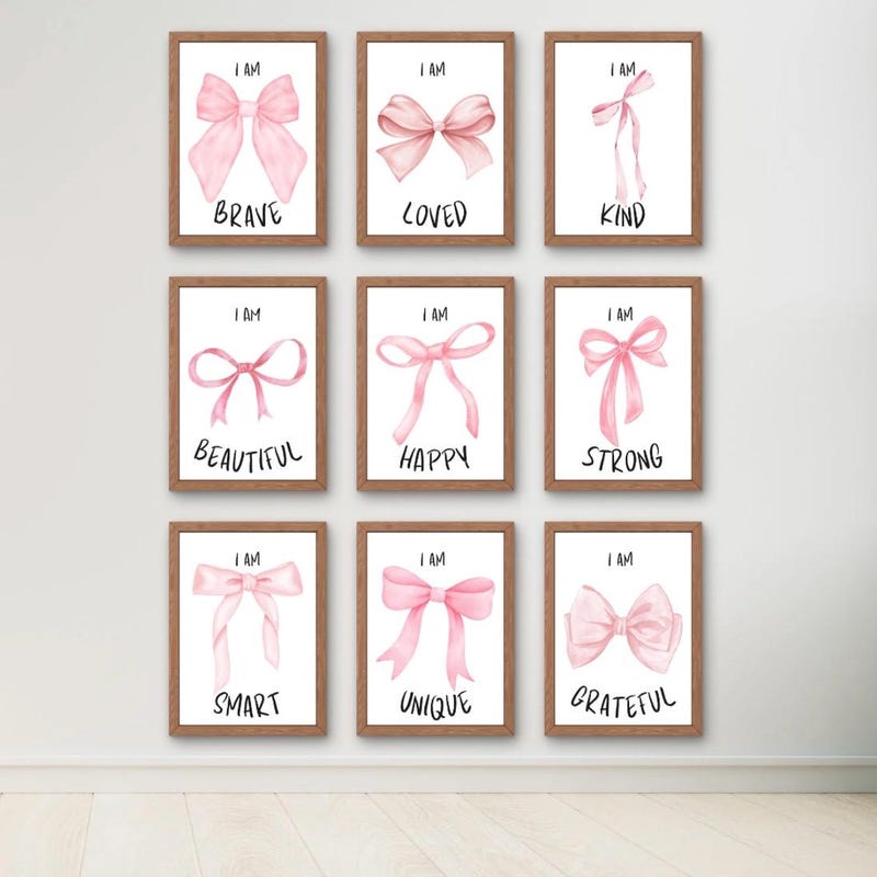 Bow Themed Room Decor - Etsy