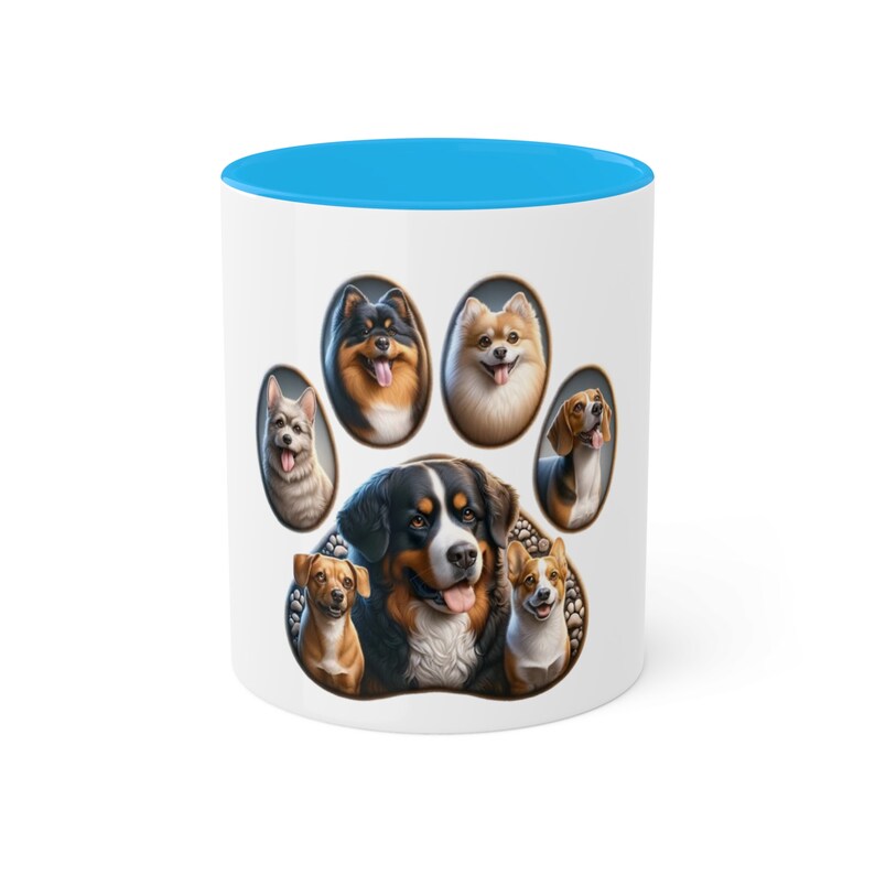 Pawfect Pals Mug-realistic Dog Breeds Coffee Cup, Pet Lover Gift ...
