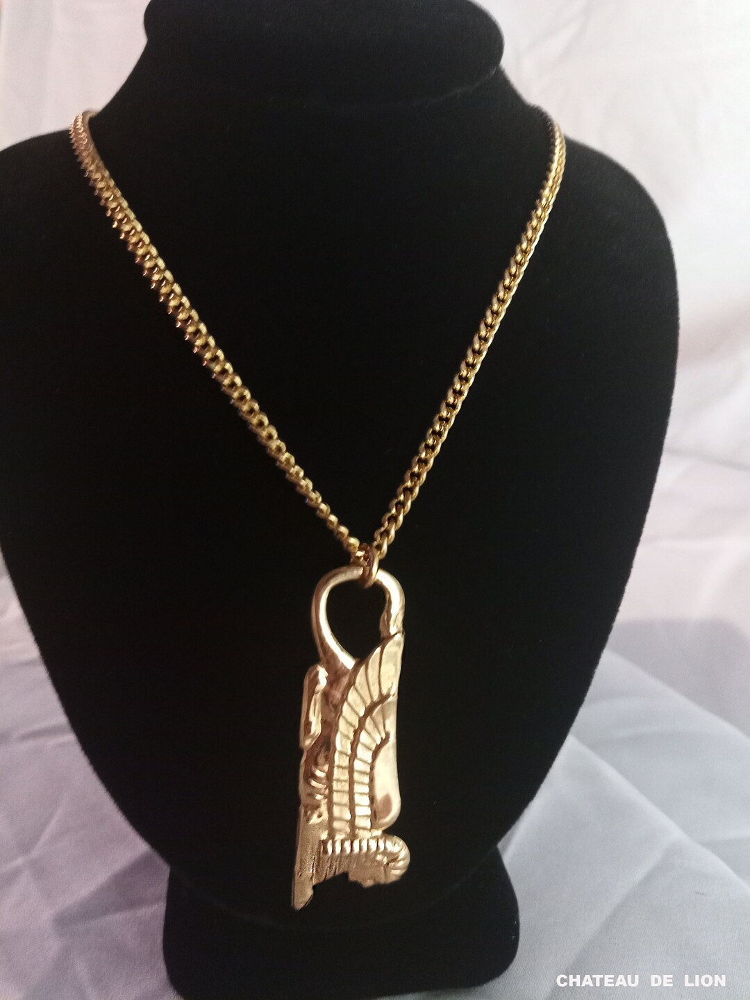 Sphinx Pendant Necklace - Etsy