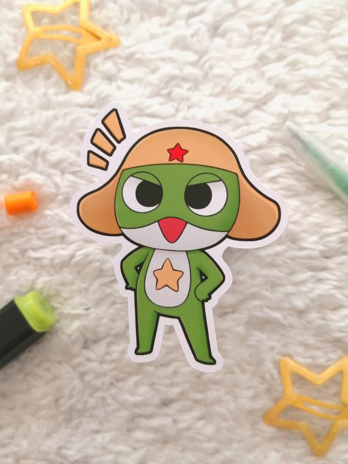 Sergeant Frog / Keroro Gunso Stickers - Etsy
