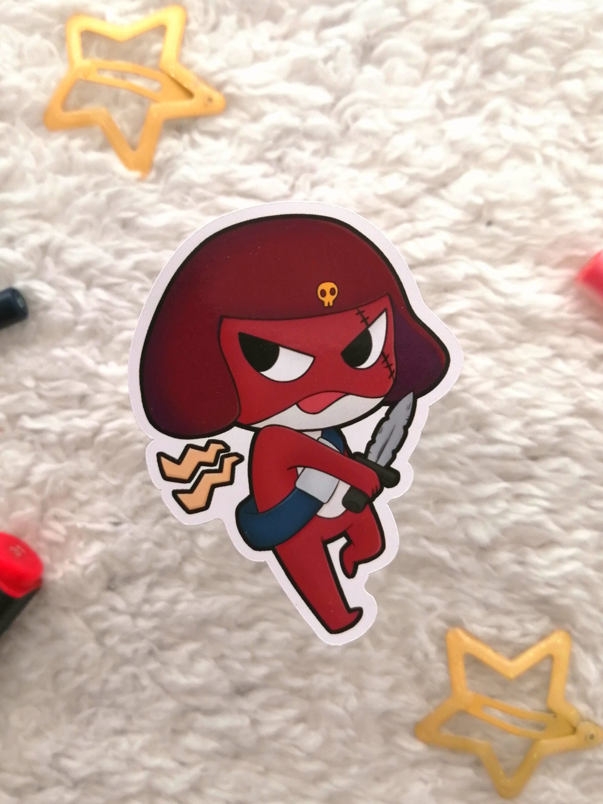 Sergeant Frog / Keroro Gunso Stickers - Etsy