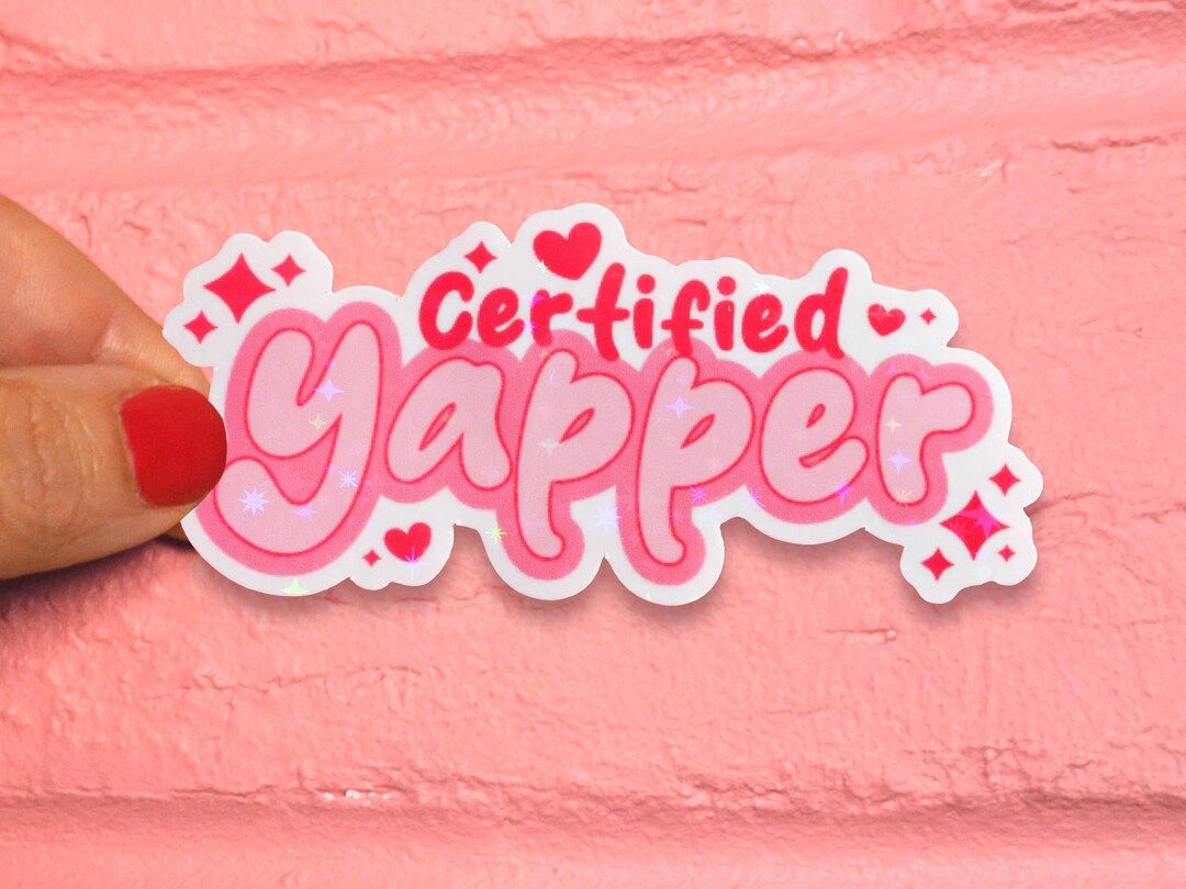 Yapper Sticker - Waterproof Vinyl Decal for Stanley Cup & Laptop ...