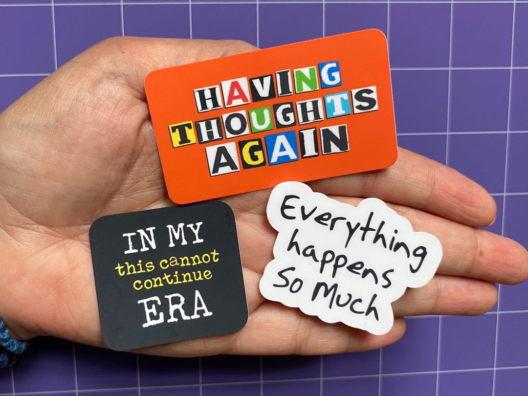 Existential Sticker Pack - Set of 3 Laptop & Water Bottle Stickers ...