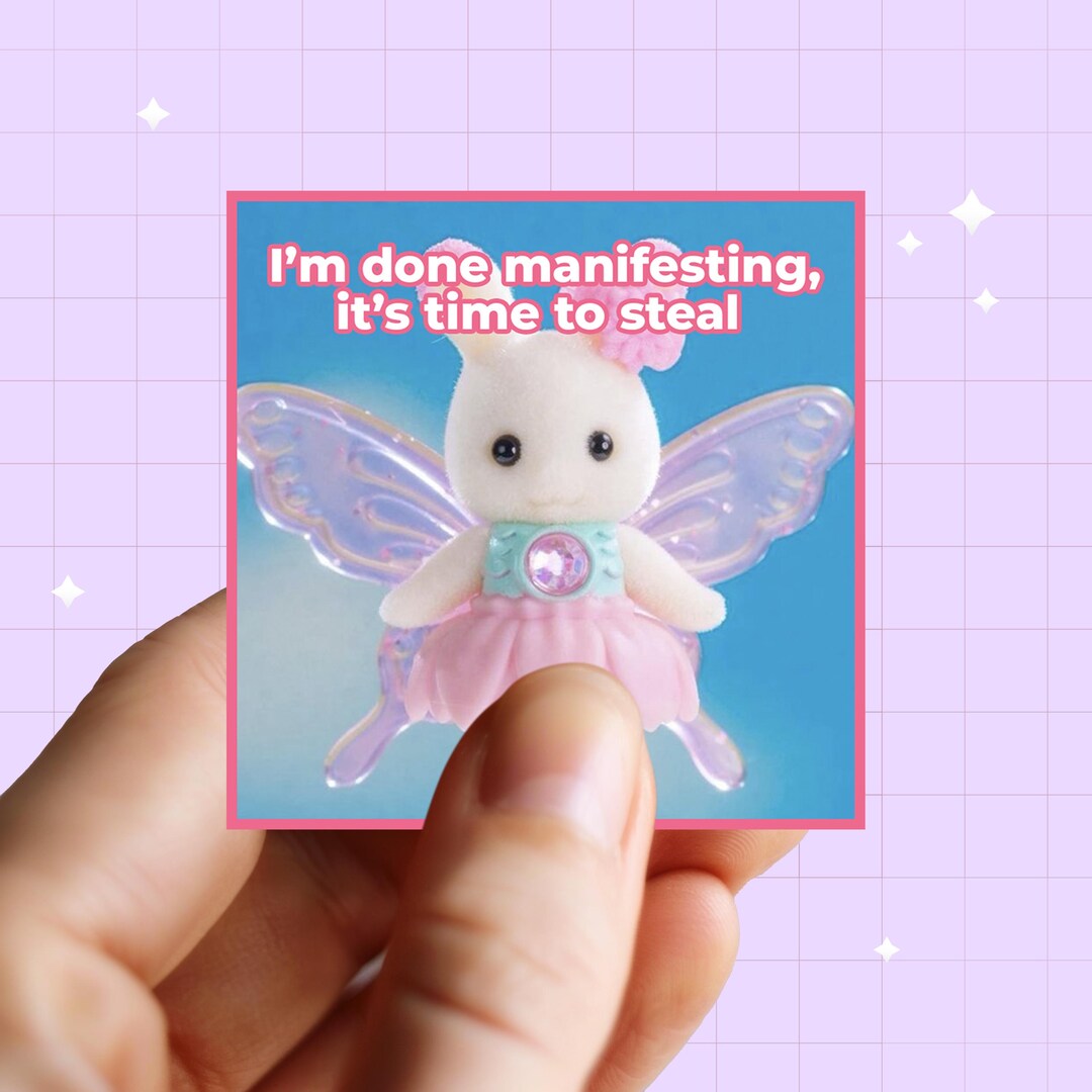 Mystery Meme Sticker Set: 10 Glitter Waterproof Vinyl Decals - Etsy