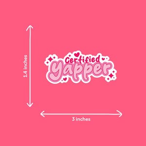 Yapper Sticker - Waterproof Vinyl Decal for Stanley Cup & Laptop ...