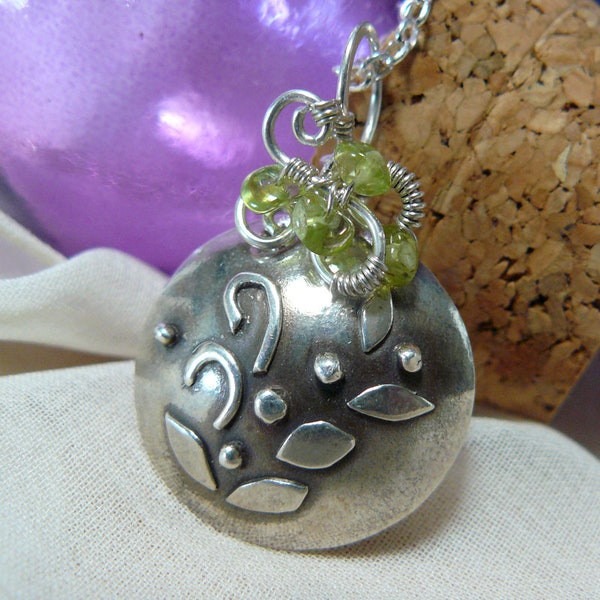 Metal Clay Pendant - Etsy