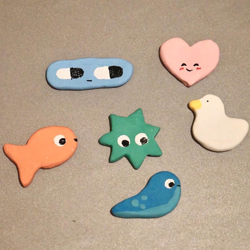 Clay Magnets - Etsy