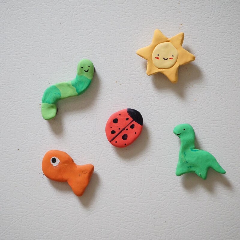Clay Magnets - Etsy