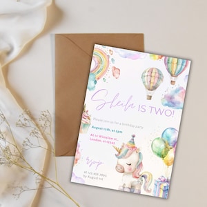 Watercolor Rainbow Unicorn Clipart Magic Baby Unicorn PNG, Baby Shower ...