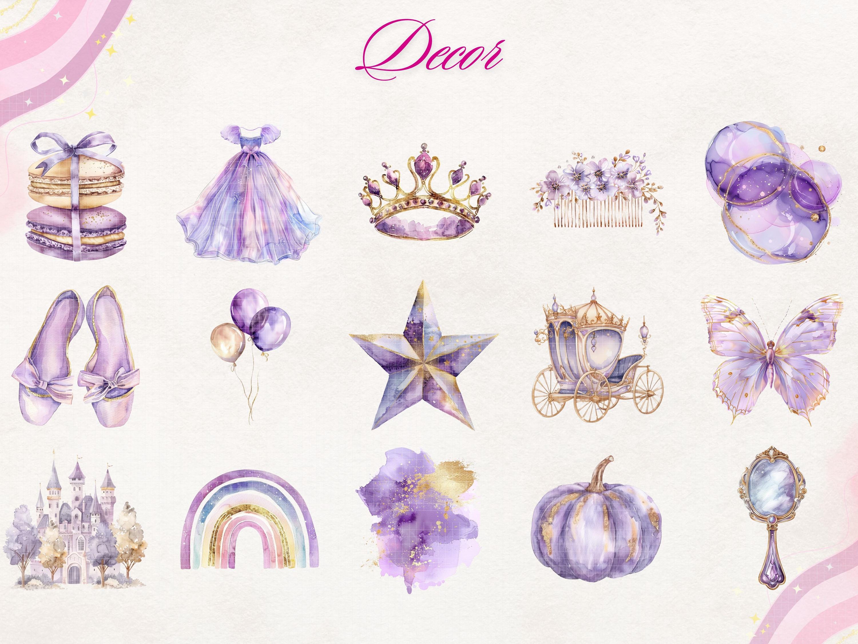 Princess Clipart Princess Charm Princess Birthday Clipart Girl Clipart ...