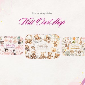 Cute Woodland Clipart Woodland Animals | Boho Woodland Watercolor ...