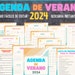 Editable Printable 2024 Summer Planner Spanish, Summer Calendar, Summer ...