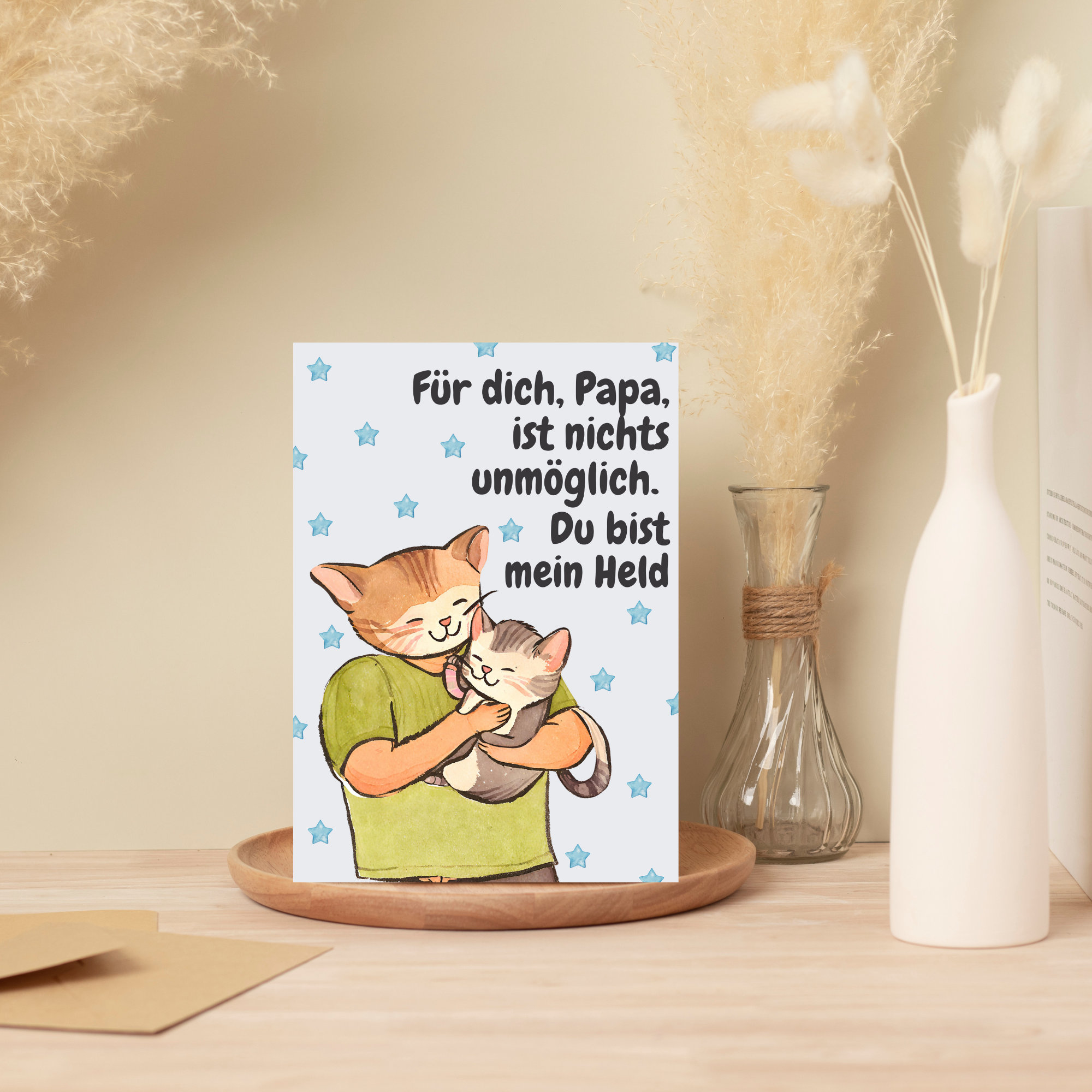 Printable Card for Dad: Show Your Love for Dad, Postcard to Give to Dad ...