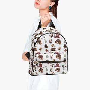 Labyrinth All Over Printed PU Backpack - Etsy