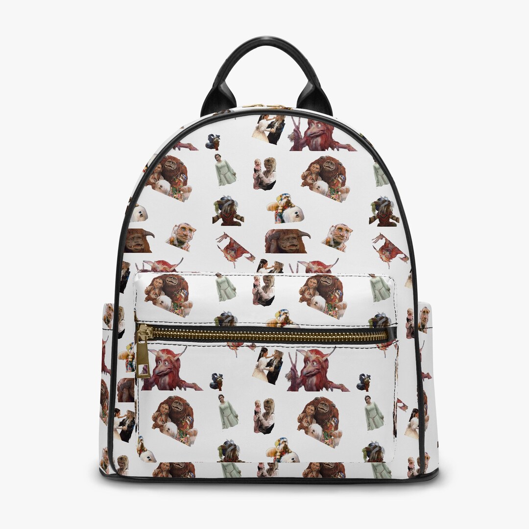 Labyrinth All Over Printed PU Backpack - Etsy