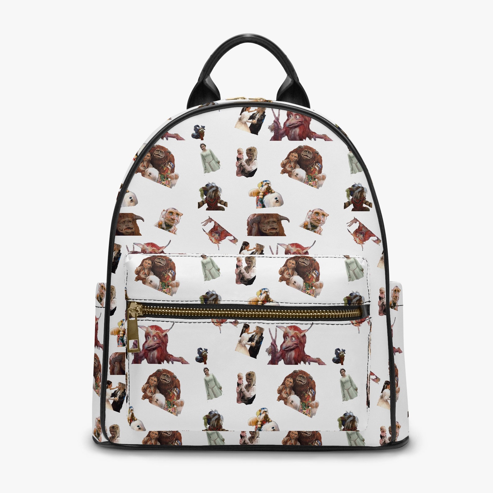Labyrinth All Over Printed PU Backpack - Etsy