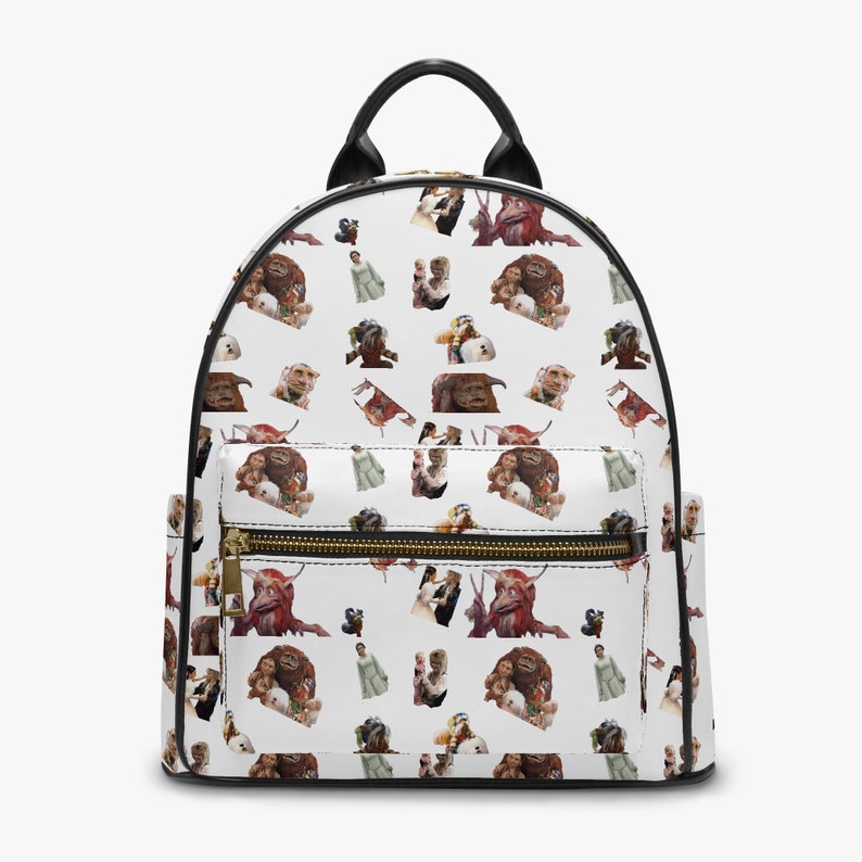 Labyrinth All Over Printed PU Backpack - Etsy
