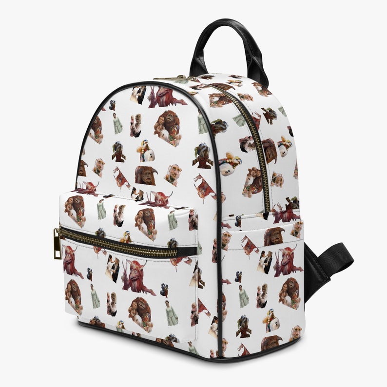 Labyrinth All Over Printed PU Backpack - Etsy