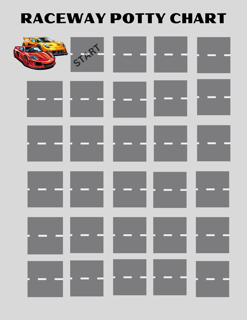 Laminated Potty Training Chart and Stickers - Etsy