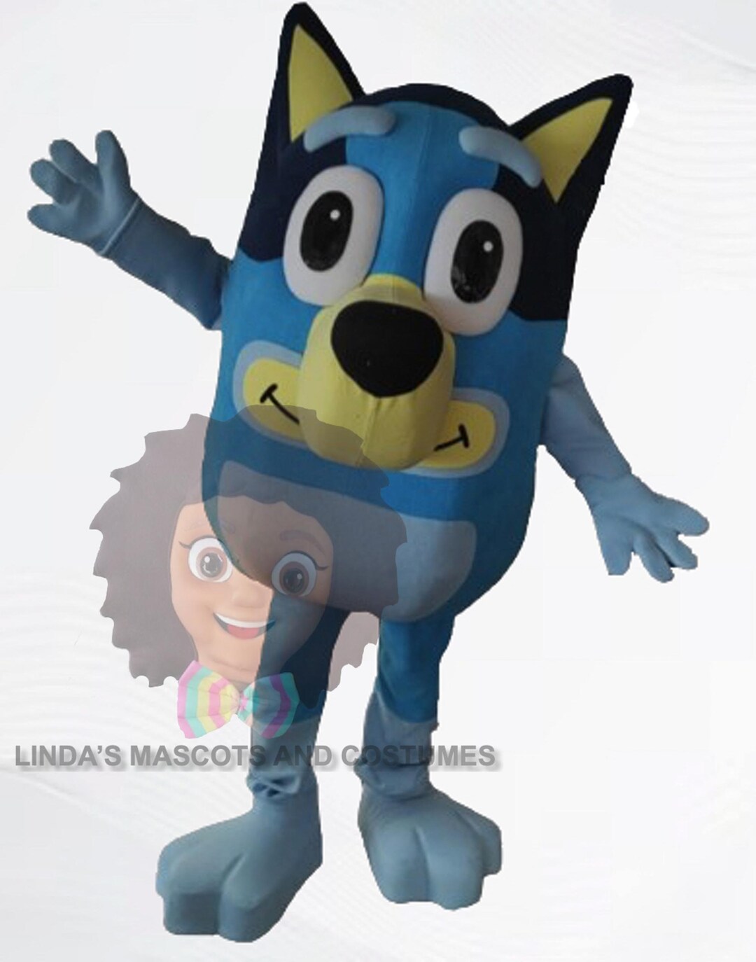 FREE SHIPPING - Blue Heeler Mascot Costume Blue Dog for Events Children ...
