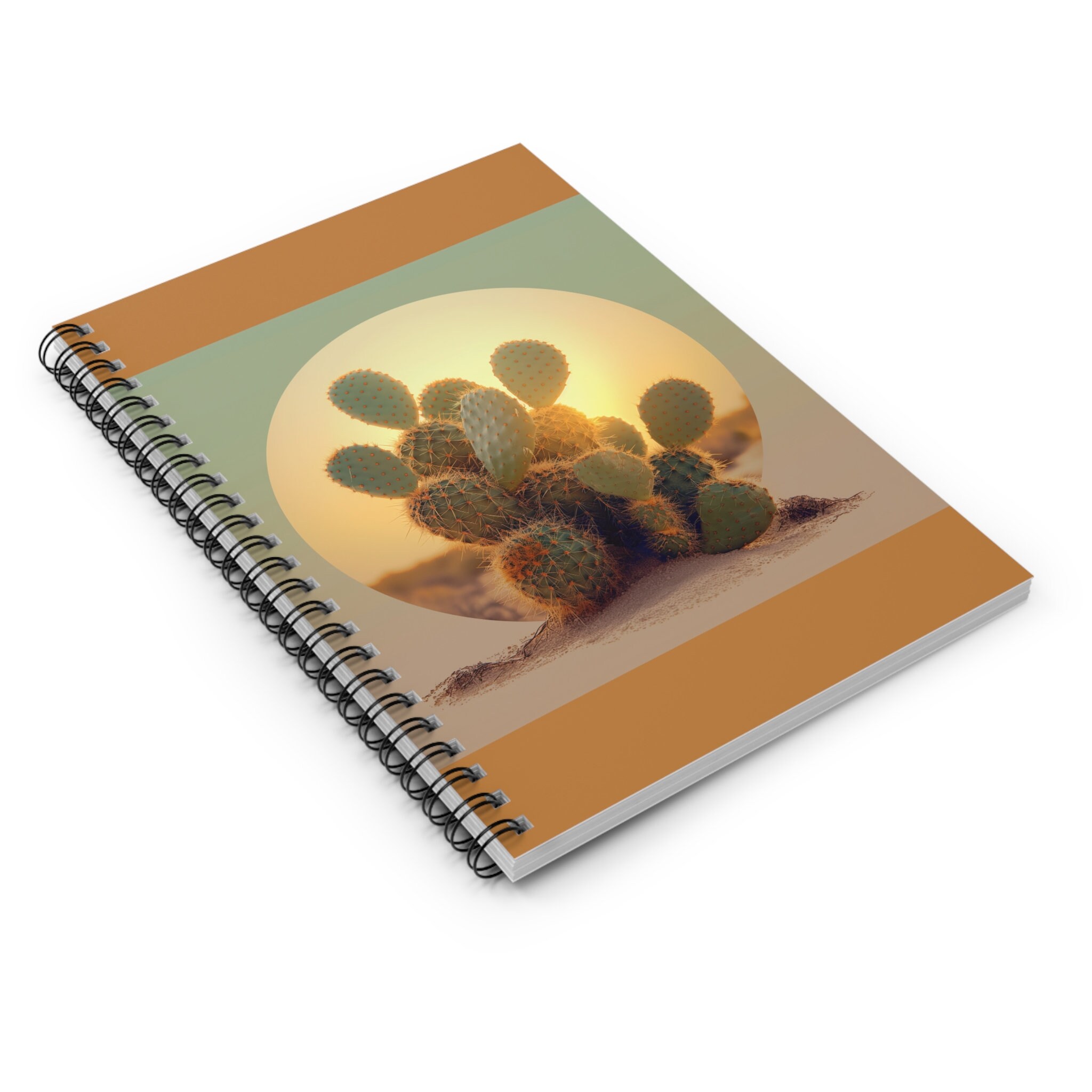 Desert Cactus Spiral Notebook Ruled Line - Etsy