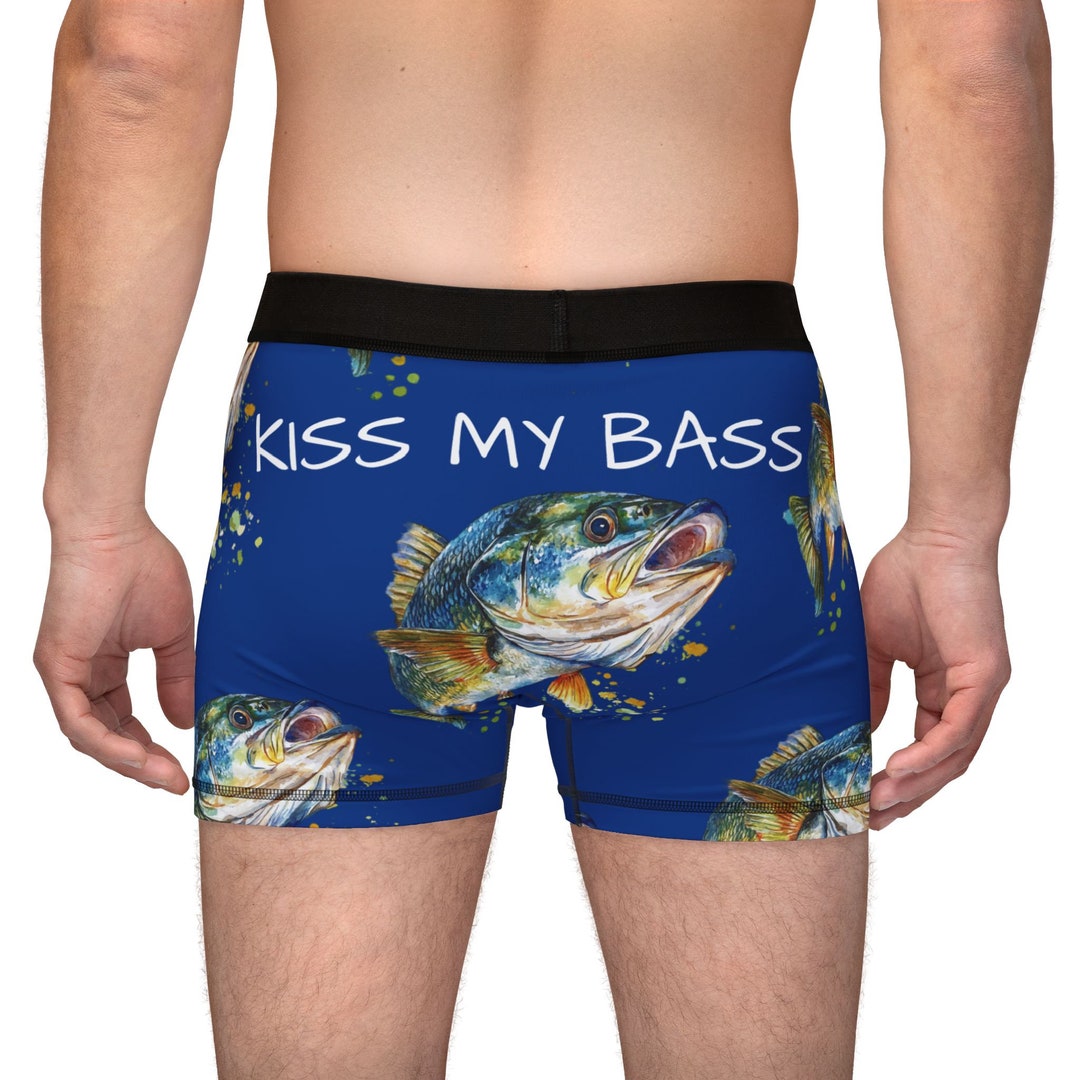 Kiss My Bass Men's Boxers AOP - Etsy
