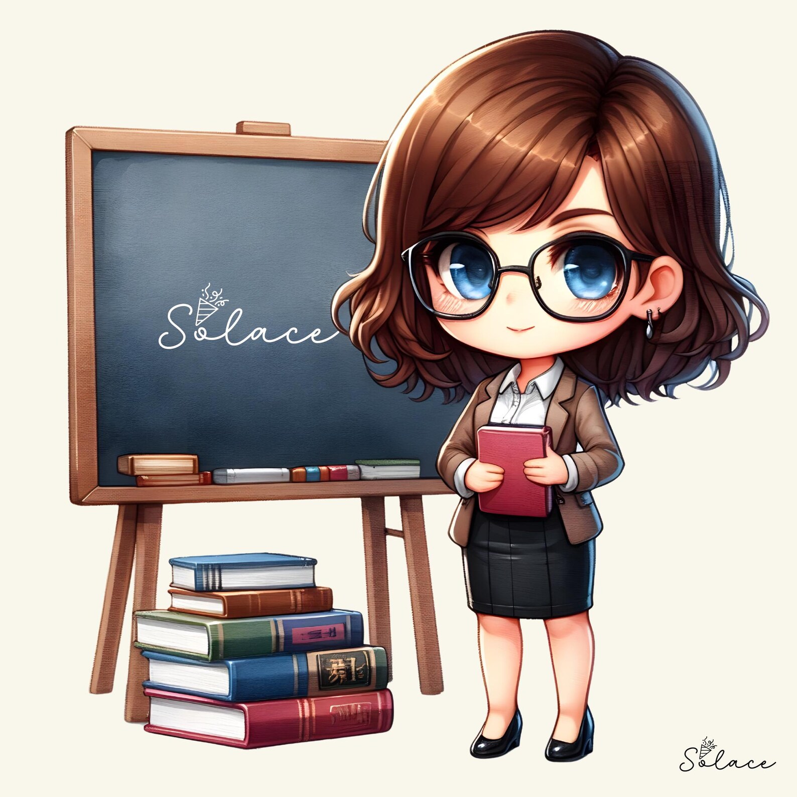 25 Teachers Png, Teachers Day Clipart, Teachers Png Designs, Cute Chibi ...