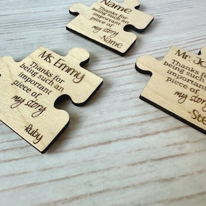 Personalized Puzzle Piece Magnet, Thanks for Being an Important Part of ...