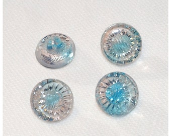 Blue Glass Buttons - Etsy