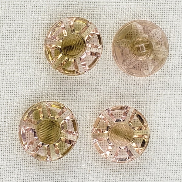 Clear Glass Buttons - Etsy