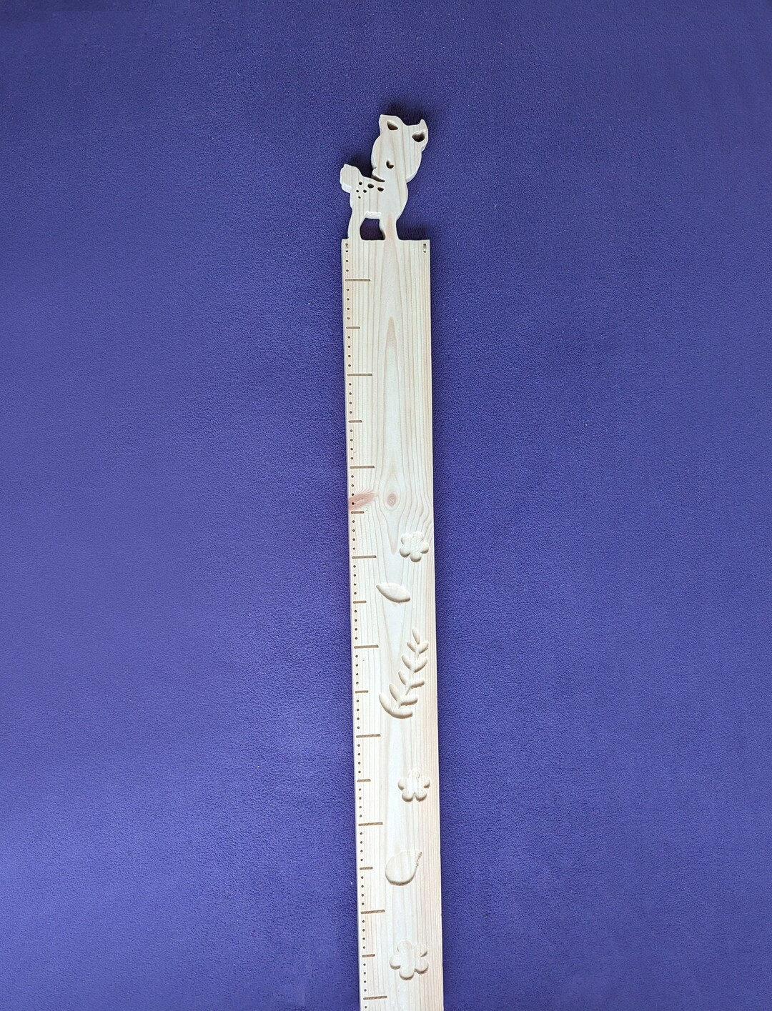 Measuring Stick Wood Personalized Forest Animals Children's Measuring ...