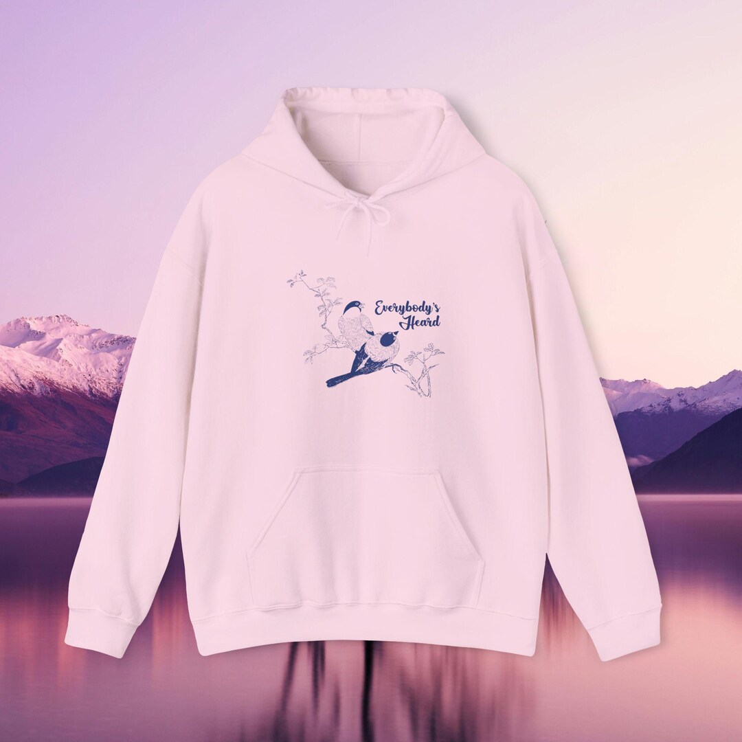 Everybody's Heard Birds in Dark Blue Unisex Heavy Blend Hoodie ...