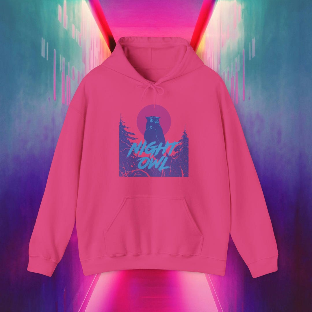 Night Owl Unisex Heavy Blend Hoodie Sweatshirt - Nocturnal, Late ...