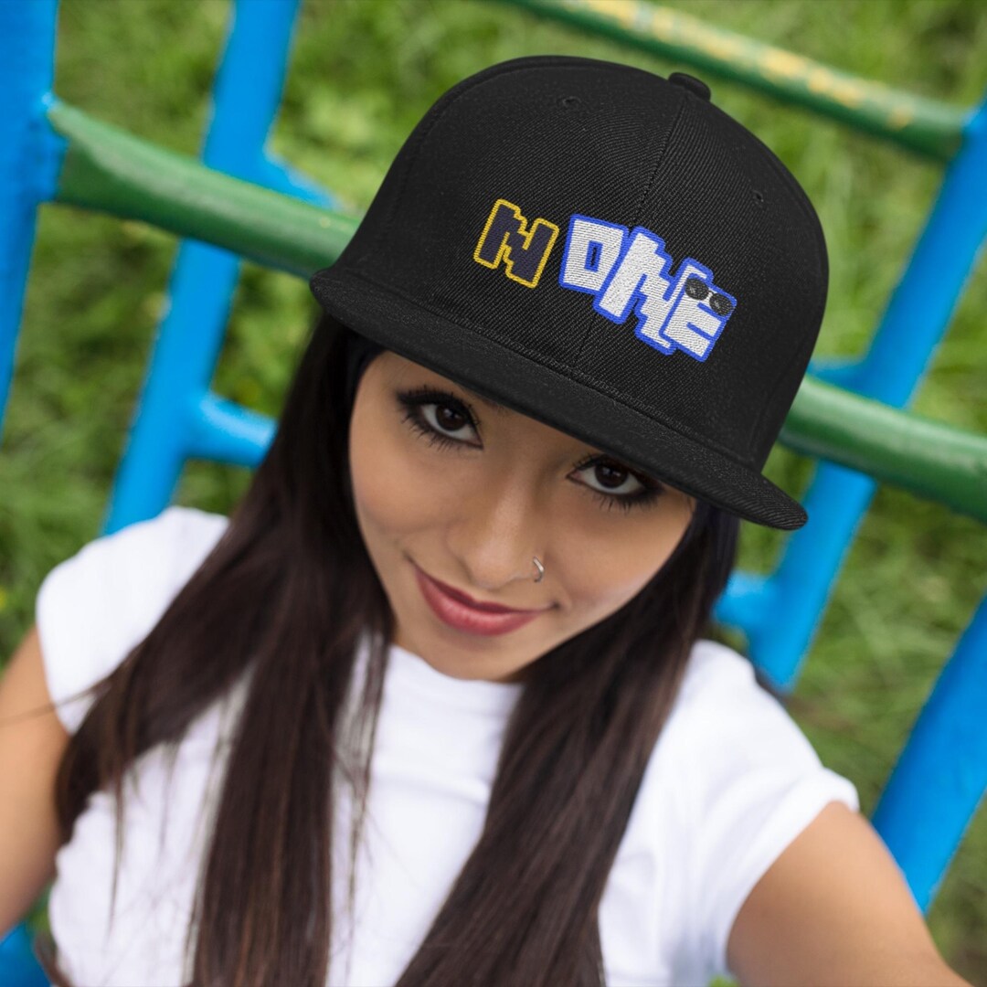 Gamer Snapback Hat "n One" Game Terminology Embroidery Design - Gaming ...