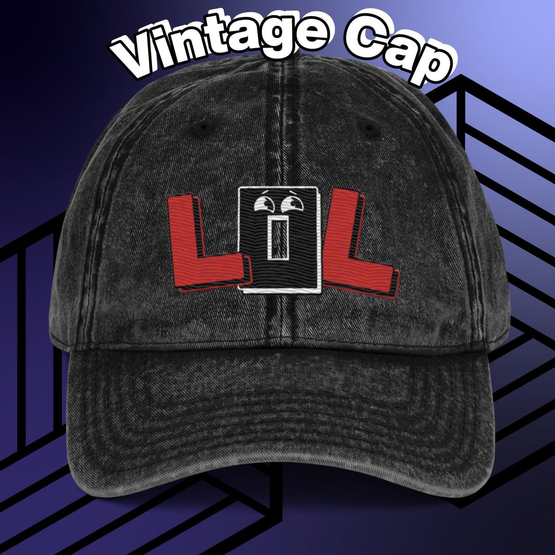Gamer Dad Hat – "lol" Pixel Embroidery, Cotton Corduroy Cap - Etsy