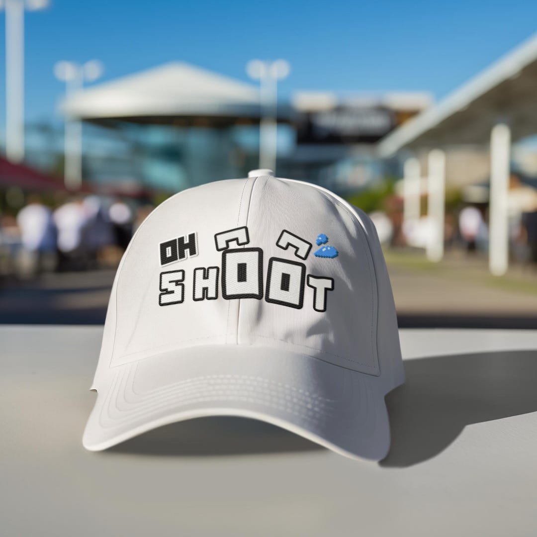 Funny Gamer Dad Hat Game Terminology Embroidery - "oh Shoot" Gamer ...