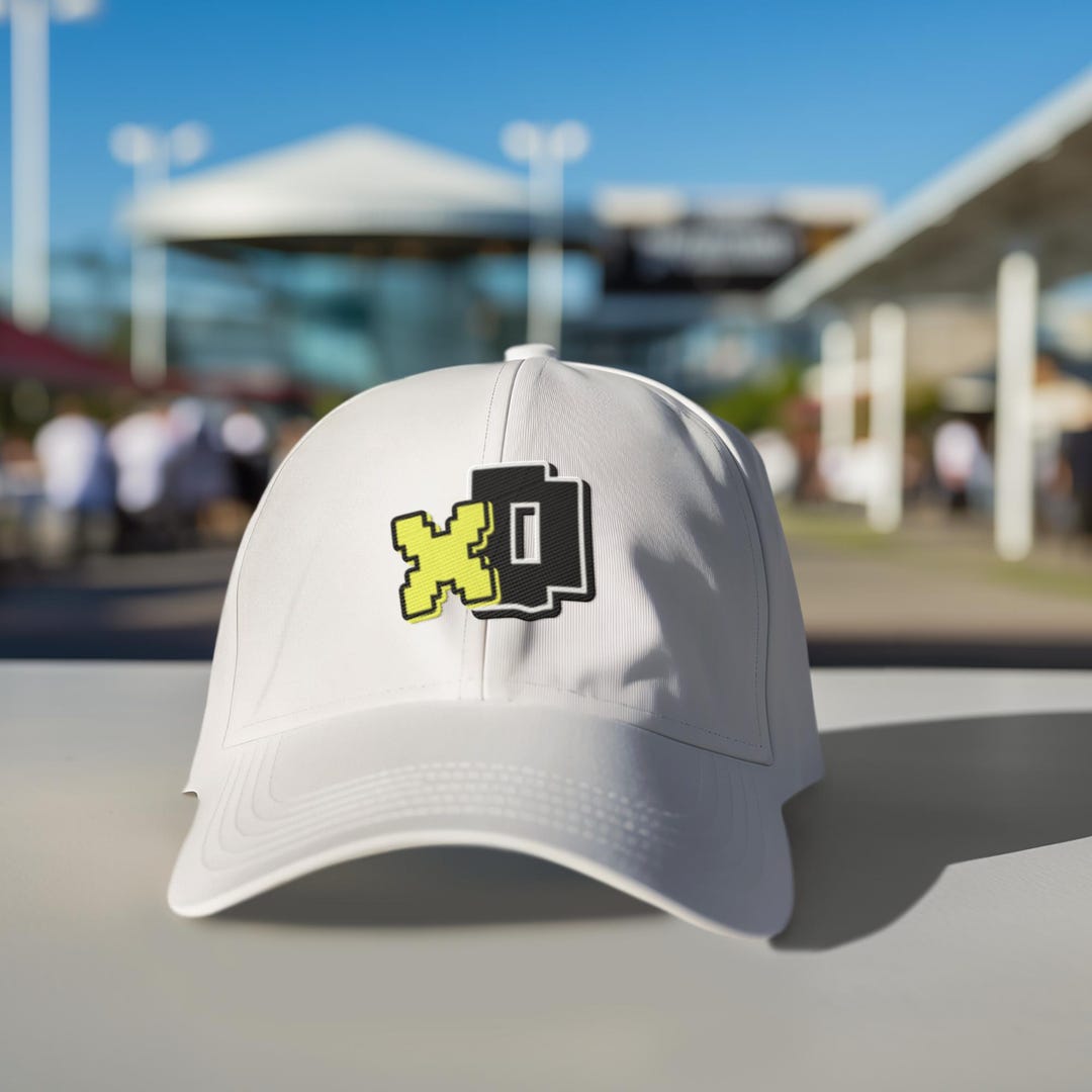 Gamer Dad Hats "xd" Acronym Embroidery Design - Funny Logo Game ...