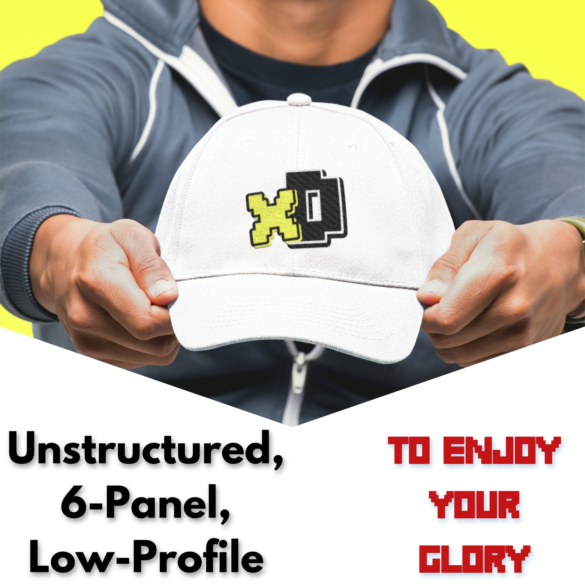 Gamer Dad Hats "xd" Acronym Embroidery Design - Funny Logo Game ...