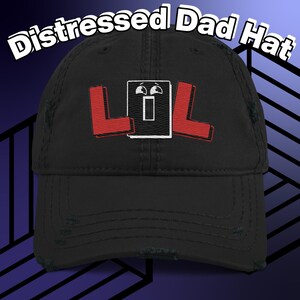 Gamer Dad Hat – "lol" Pixel Embroidery, Cotton Corduroy Cap - Etsy