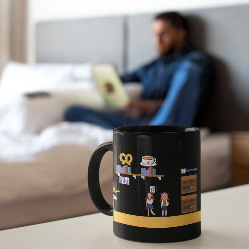Funny Black Coffee Mug Arcade Gaming Teachers Day - Funny Teacher Tea ...