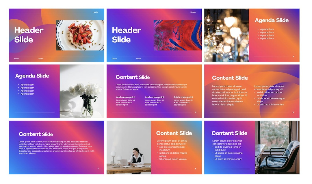Powerpoint Template, Business Presentation, Simple Presentation, Slide ...