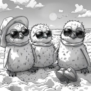 100 Printable Kawaii Animals Coloring Book Cute Wildlife and Pets PDF ...