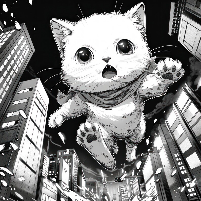 100 Printable Kawaii Animals Coloring Book Cute Wildlife and Pets PDF ...